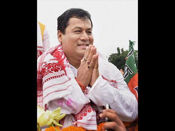 Sarbananda Sonowal sworn-in as Assam's first BJP CM - Oneindia Sarbananda Sonowal sworn-in as Assam's first BJP CM - Oneindia