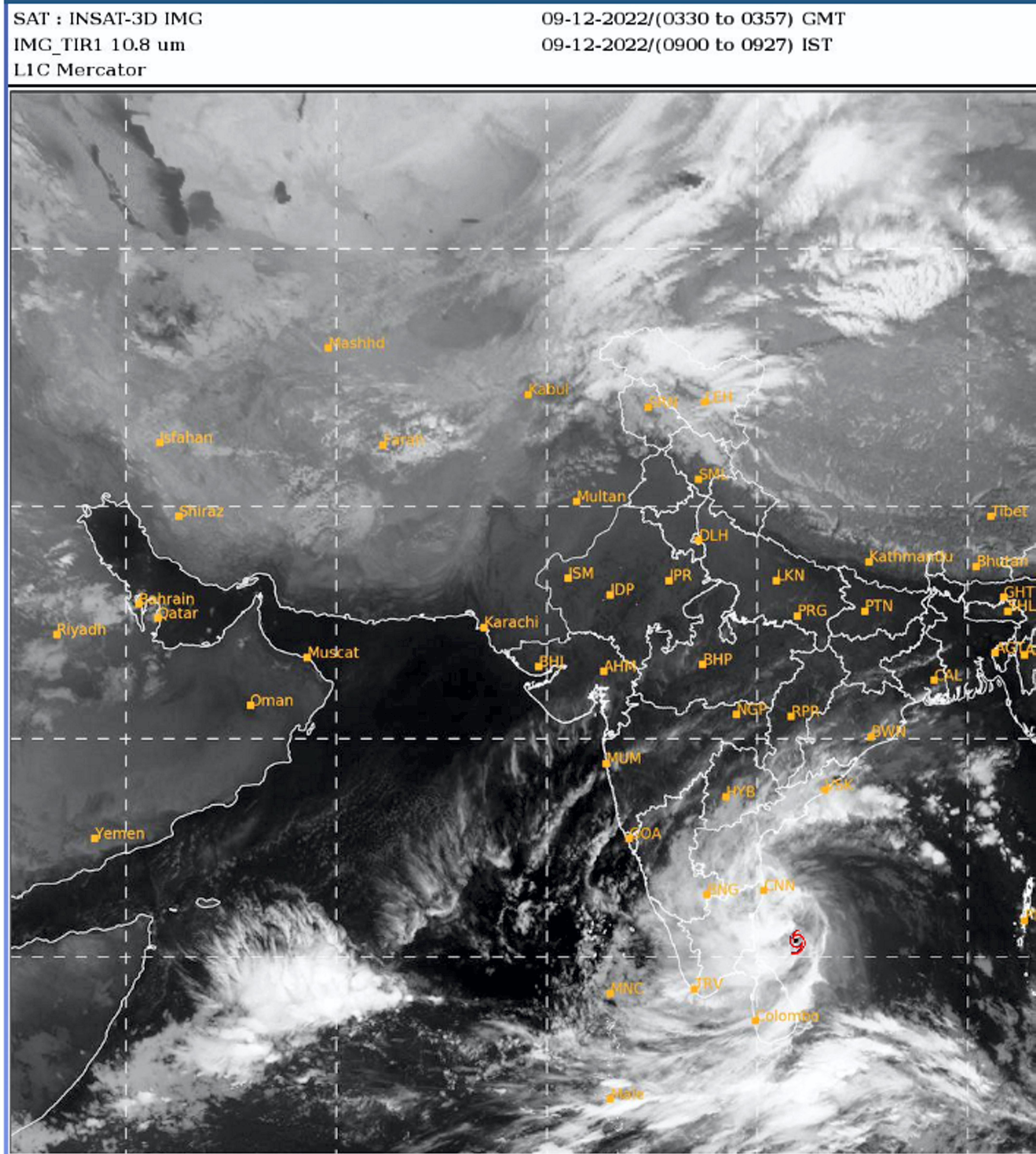 Cyclone Mandous maintains severe intensity - Oneindia News