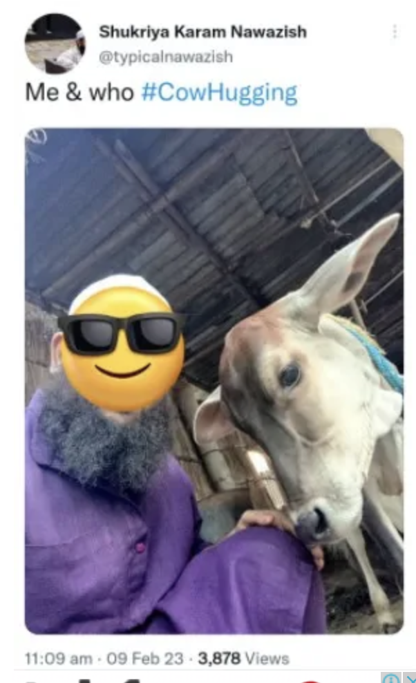 Liberals on a meme fest posting beef images while mocking Cow Hugging ...