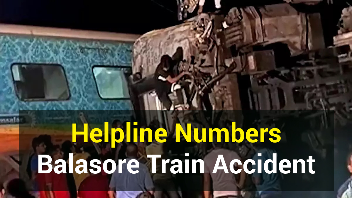 Balasore Train Accident Helpline Numbers, Toll Free Numbers for Odisha Train Accident - Oneindia
