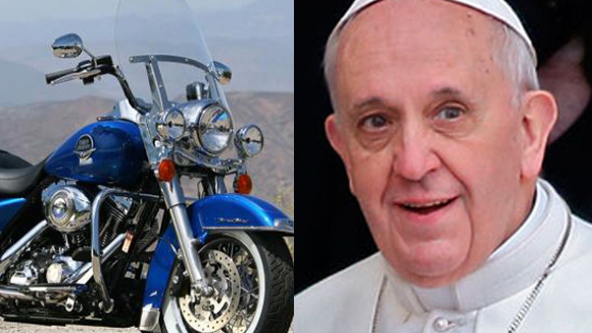 Two Harley Davidson | Motorbikes Donated | To Pope - Oneindia News