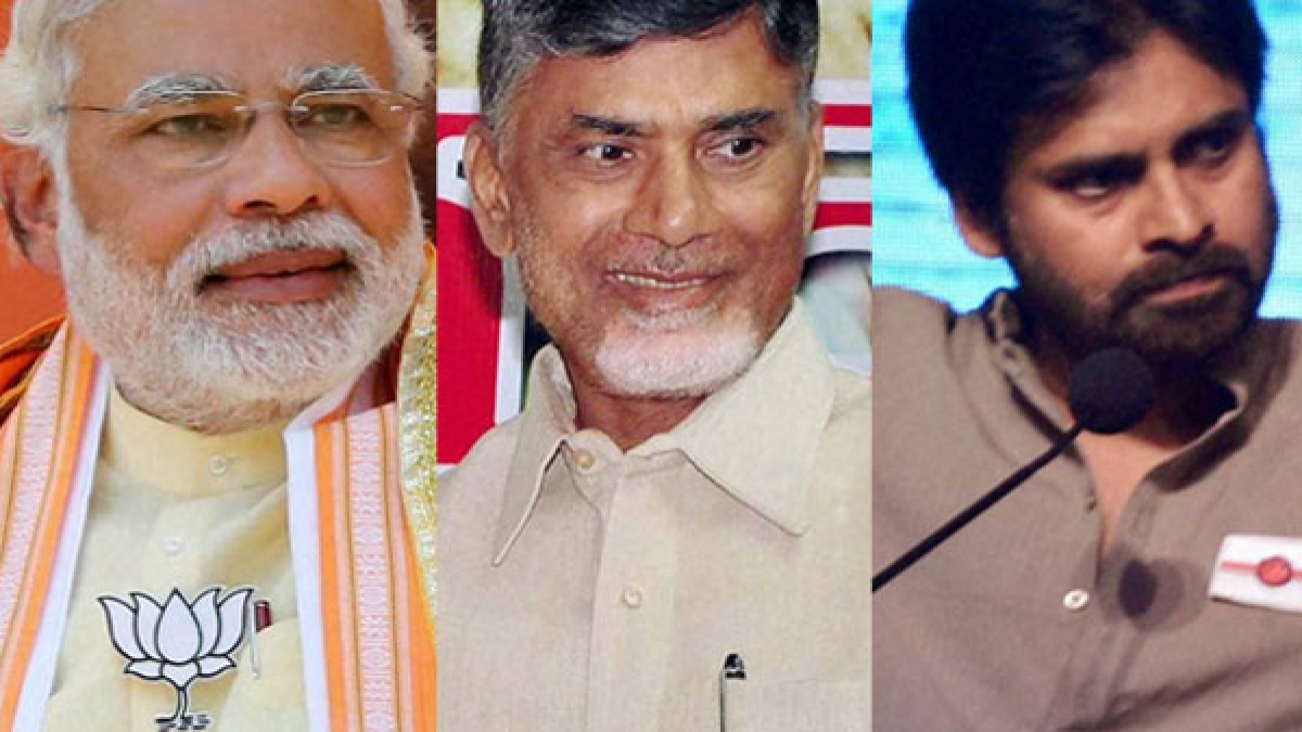 Modi, Chandrababu & Pawan Kalyan to share dais in Andhra poll rallies - Oneindia News