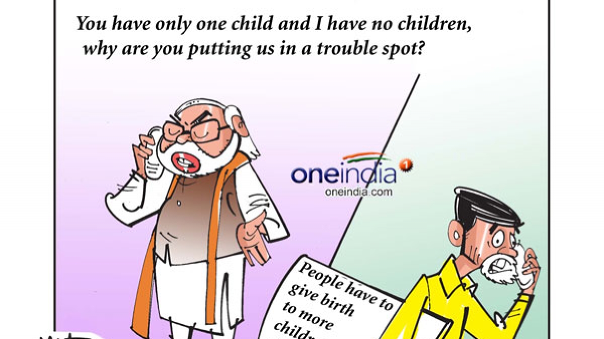 Cartoon: Now, Chandrababu Naidu asks Hindu women to give birth to more ...