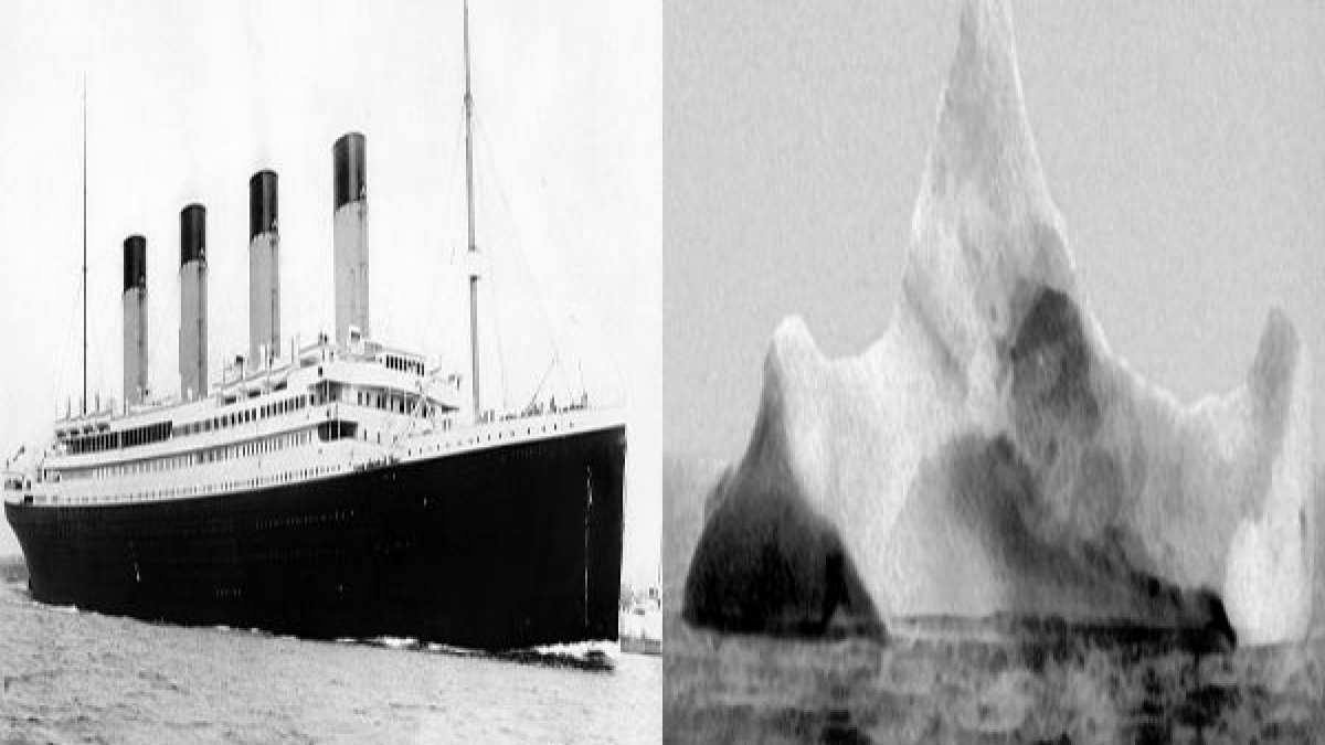 Sinking Titanic Iceberg