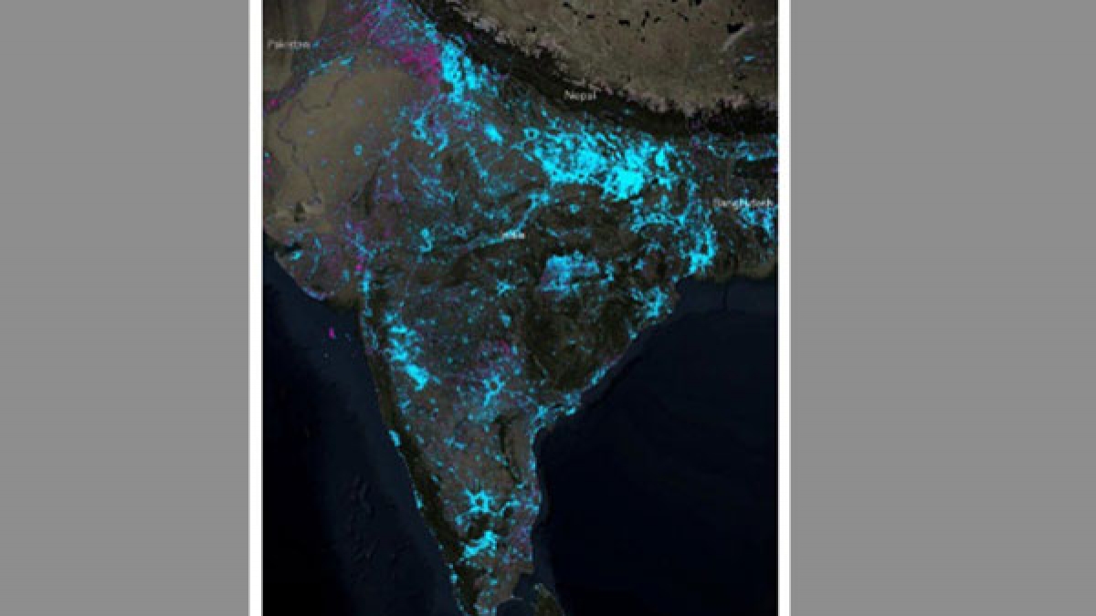 Night-time map lights up India, testifies success of rural ...