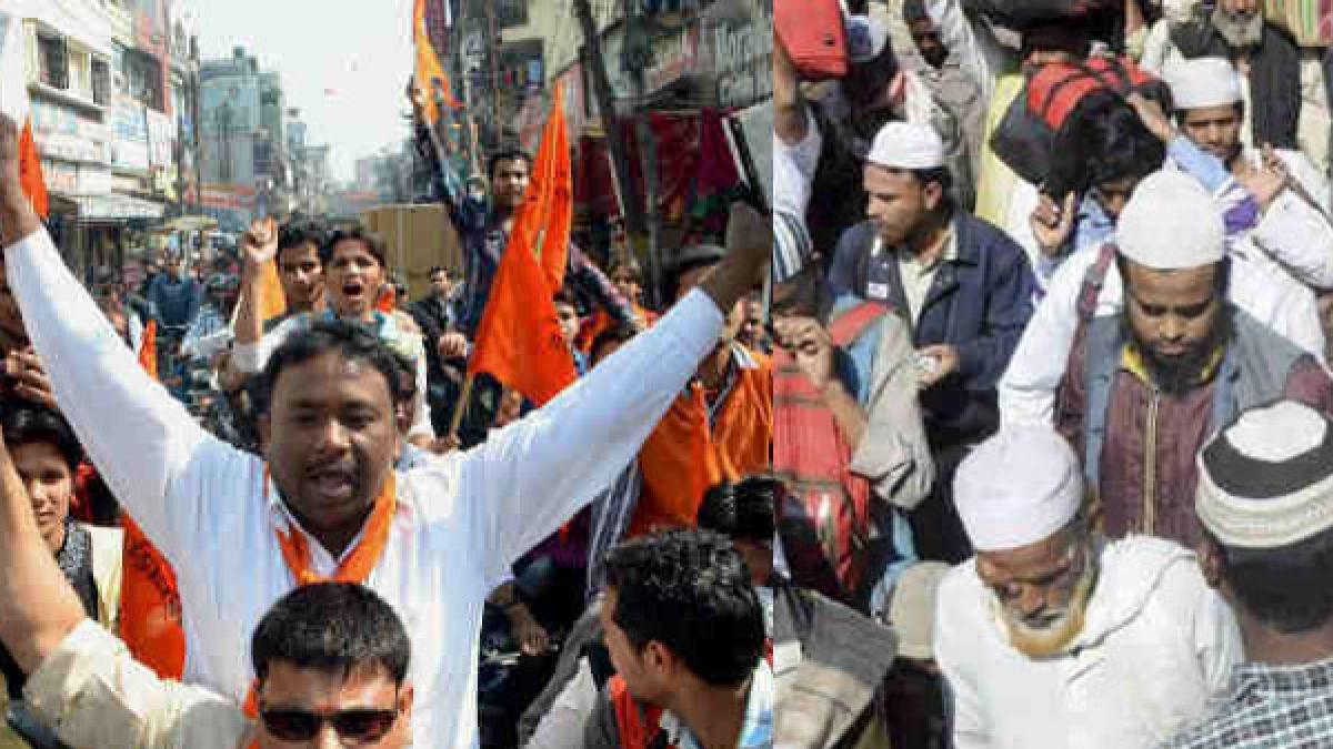 Hindus and Muslims come together to relocate temples and mosques ...