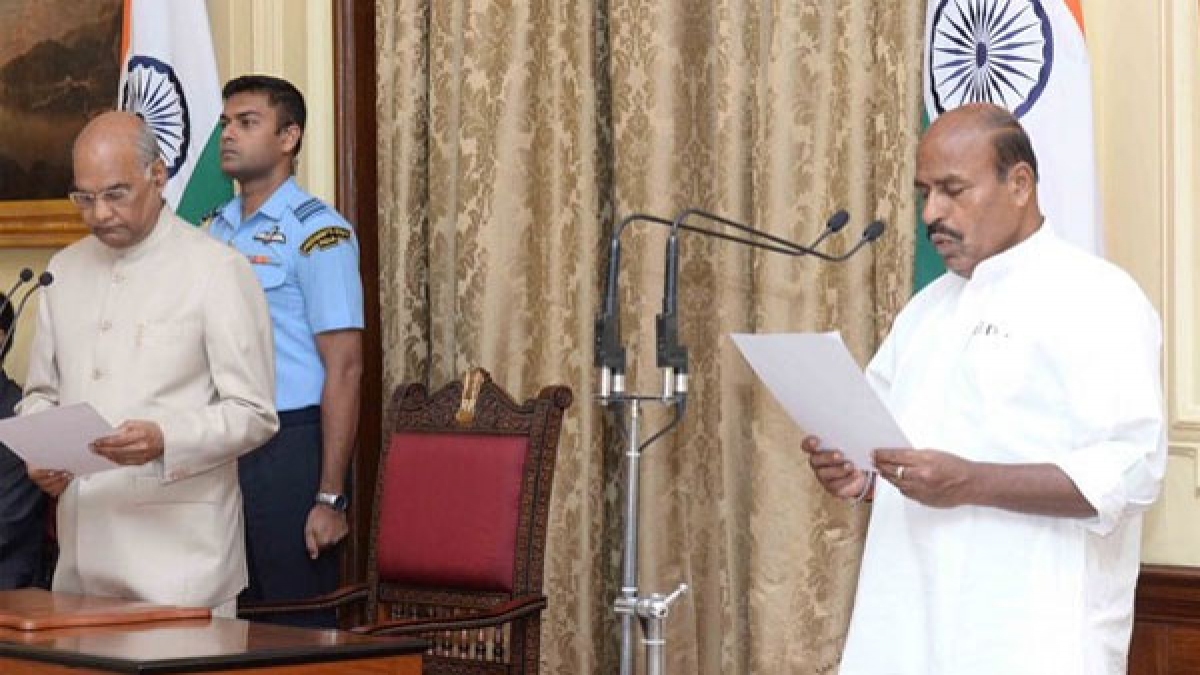 BJP MP Virendra Kumar takes oath as pro-tem speaker of Lok Sabha ...