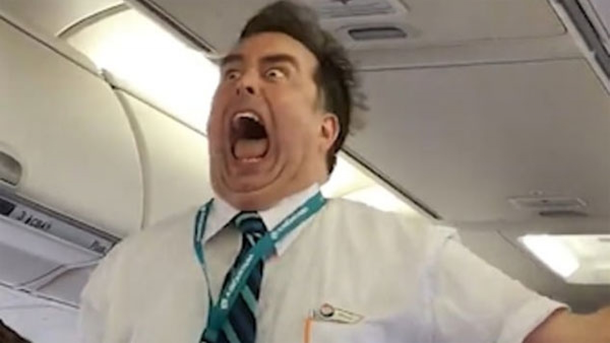This hilarious video shows flight attendant delivering dramatic safety ...