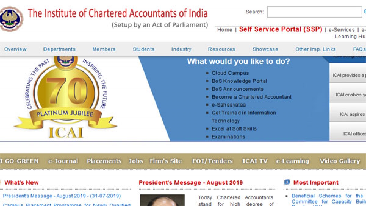 ICAI Campus Placement Programme date 2019: Full list of cities and ...