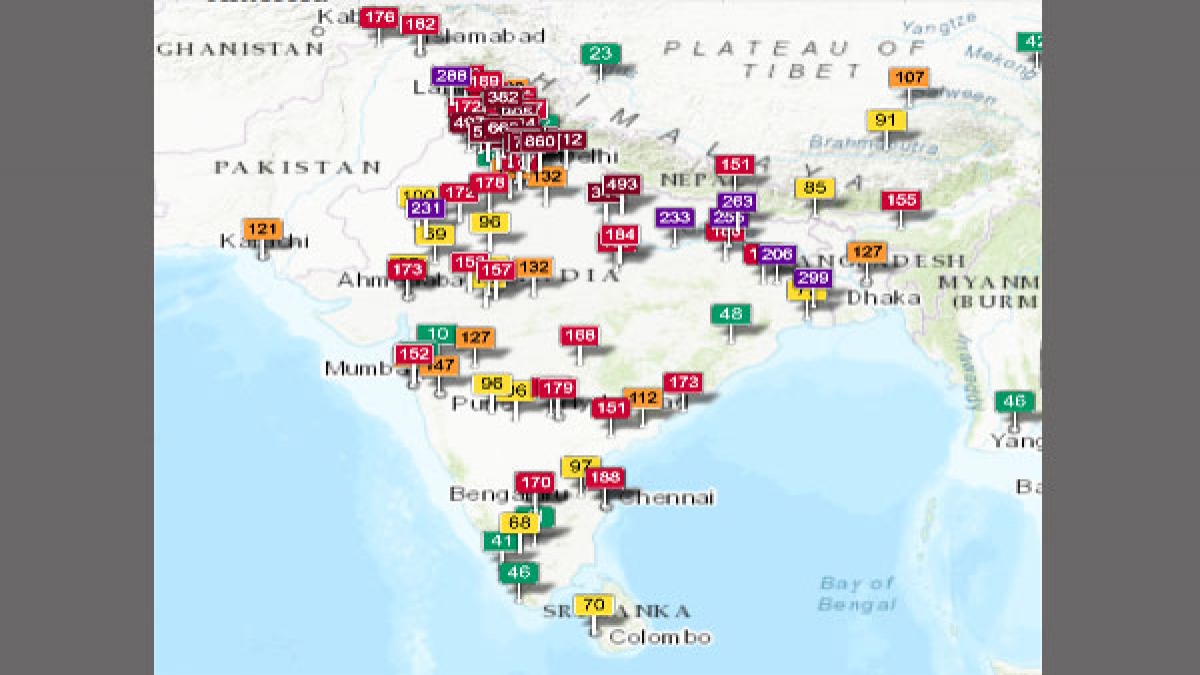 Pollution crisis in India: Before you breathe, check out air quality ...