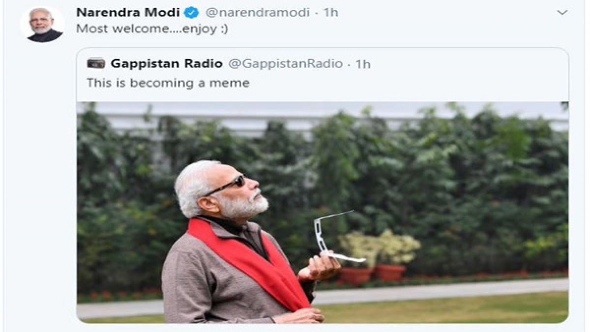 ‘Most welcome,’ PM Modi’s reply on photo being called meme-worthy ...