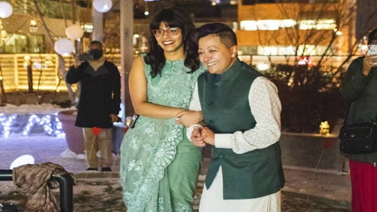 Hindu girl ties the knot with Bangladeshi woman in traditional Tamil ...