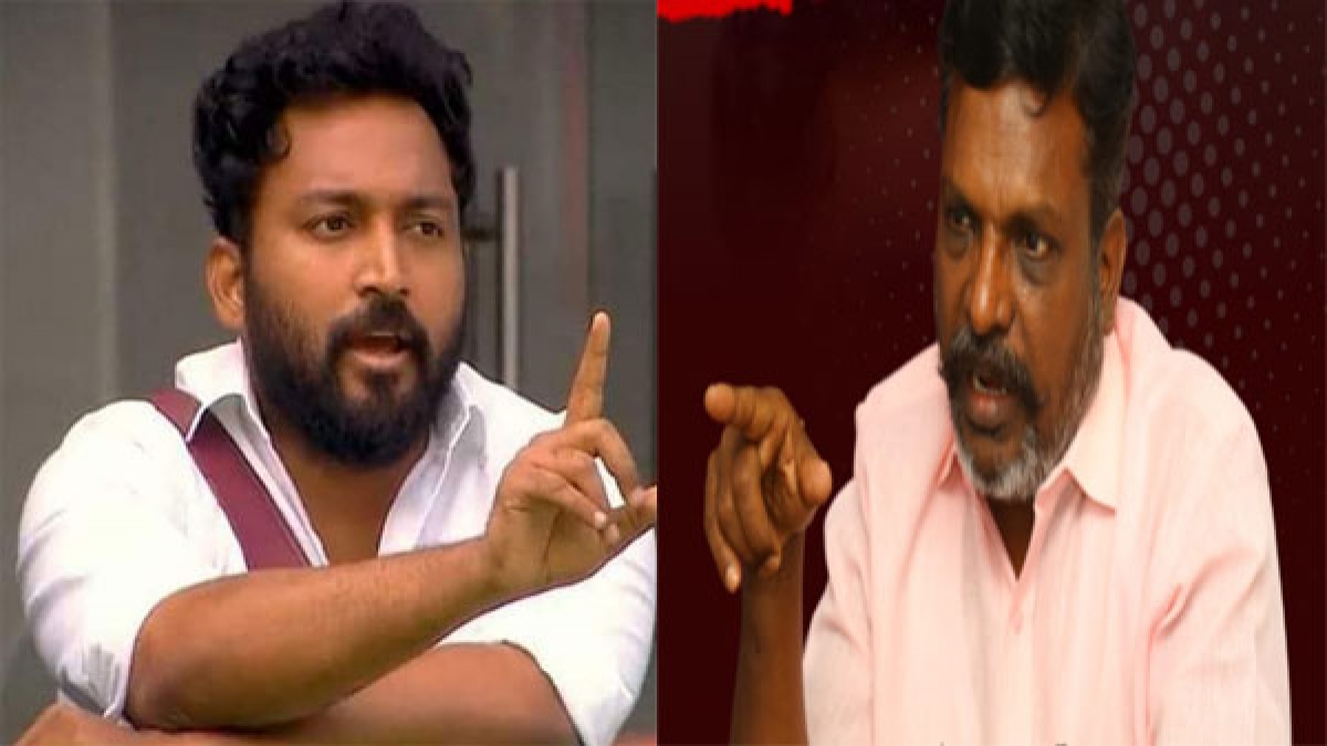 TN MP Thirumavalavan seeks vote for Bigg Boss Tamil candidate Vikraman ...