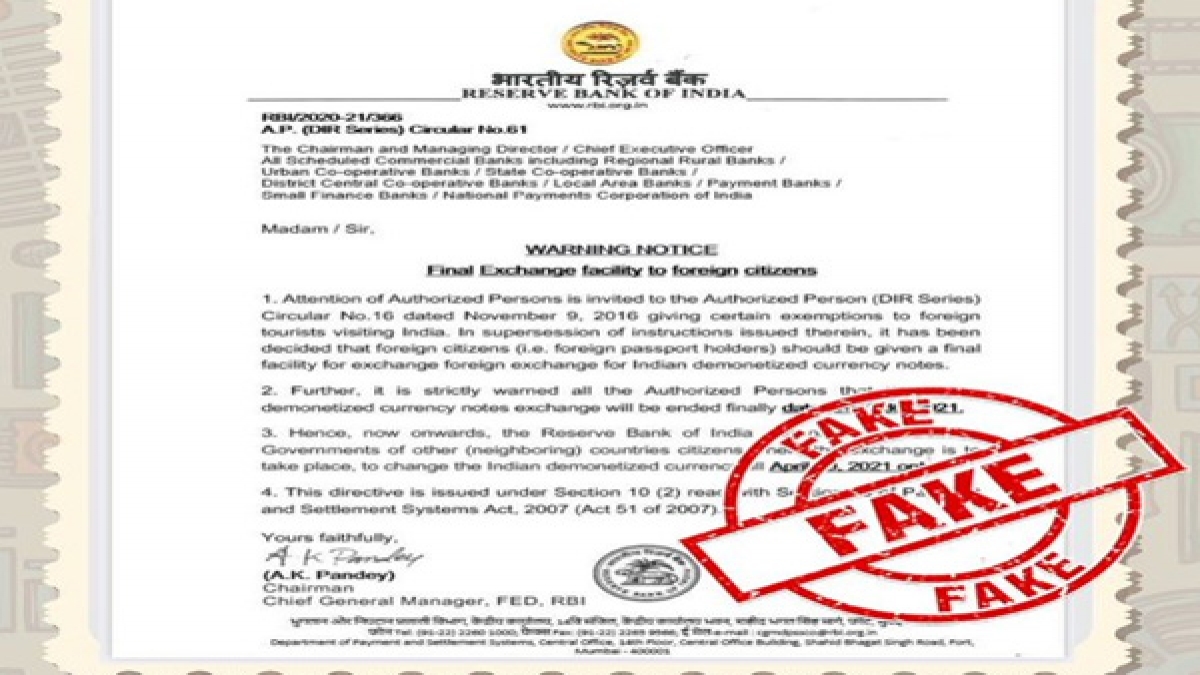 Fact Check: Has exchange facility for demonetised currency notes been ...