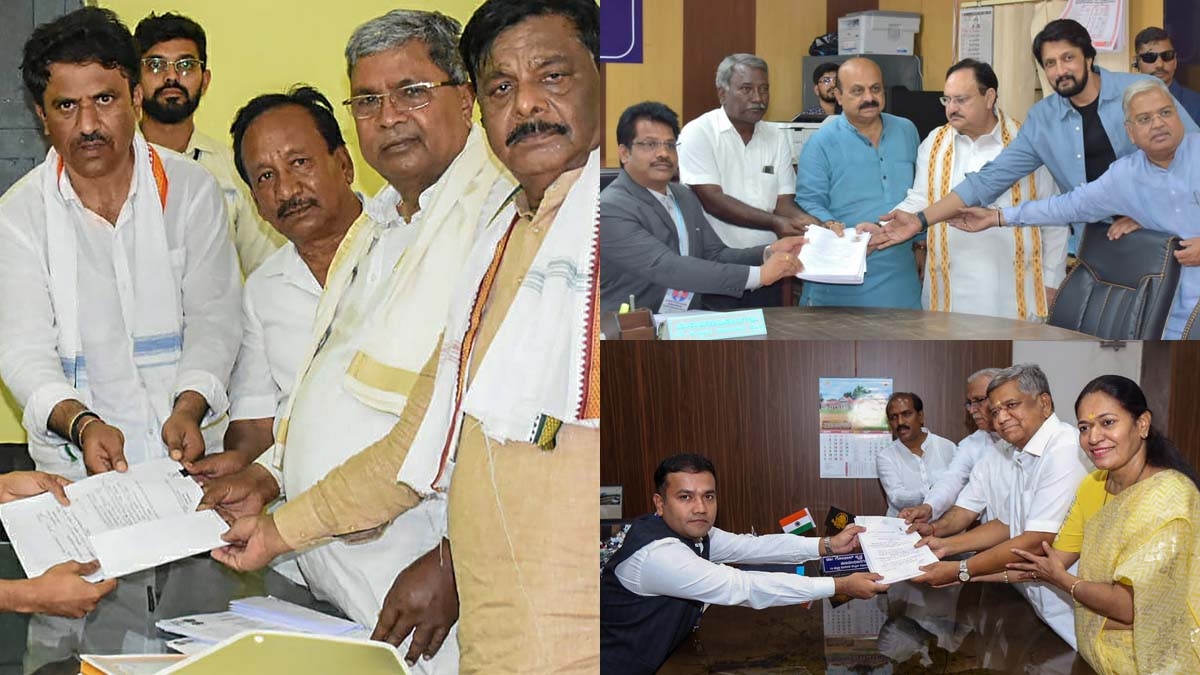 3,632 candidates file papers in Karnataka, scrutiny today - Oneindia News