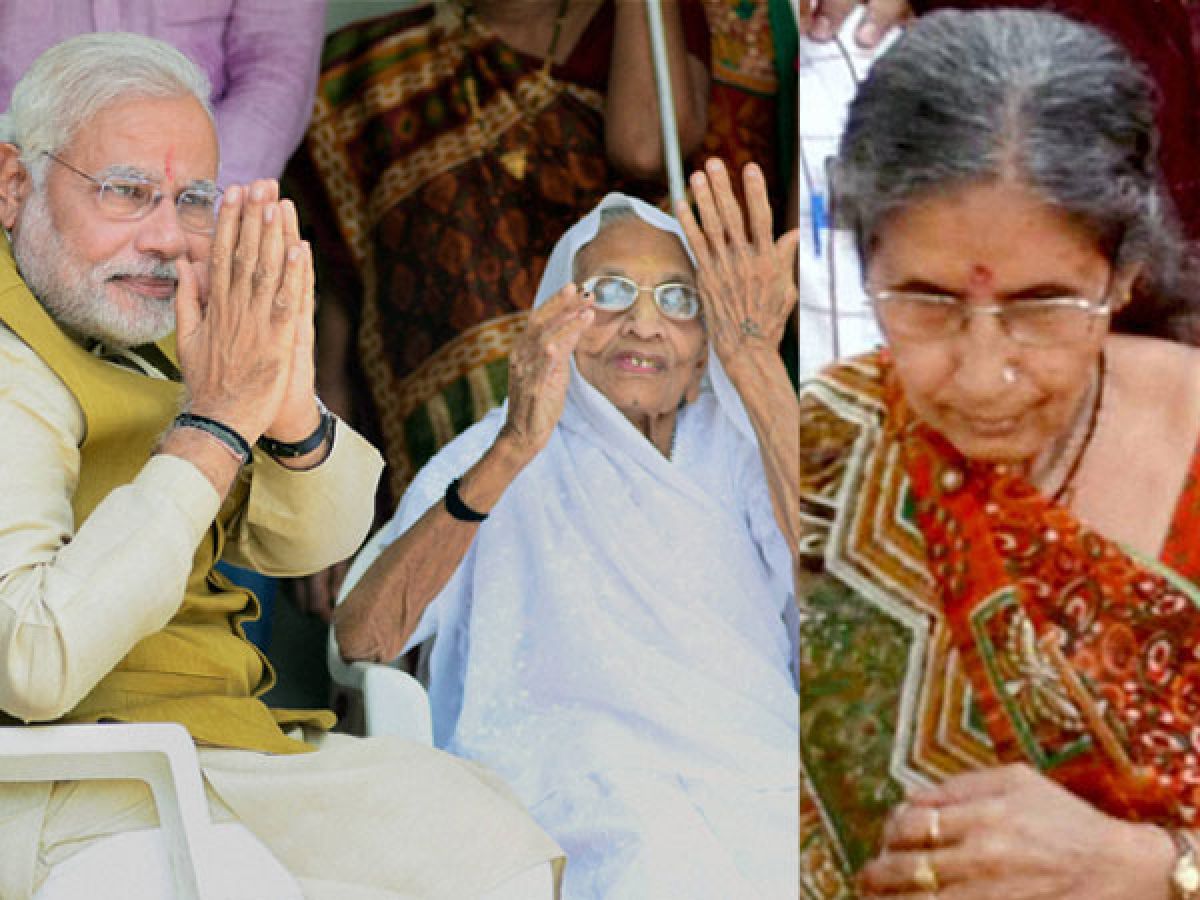 Narendra Modi's Wife Jashodaben | Modi's Mother Hiraben | SPG Security ...