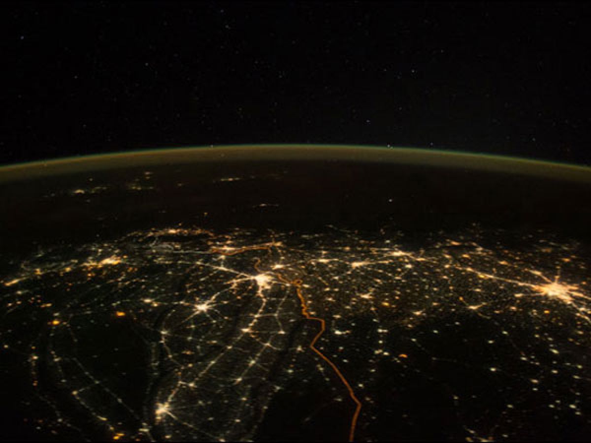 This image from space of a brightly lit India on Diwali is a must see ...