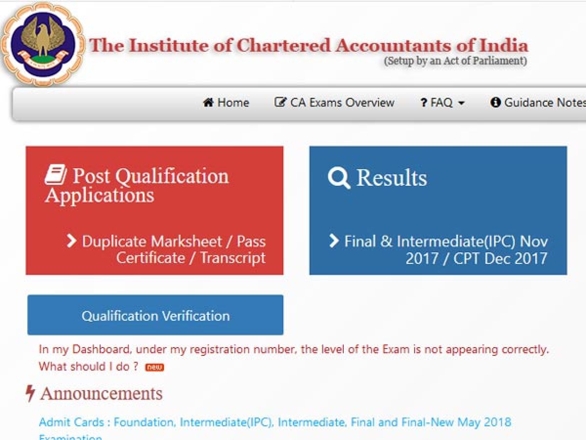 How to download ICAI May Exam Admit card - Oneindia News