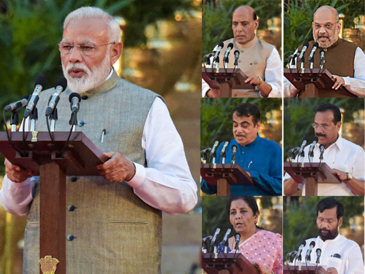 Modi’s core team and top ten ministers - Oneindia News