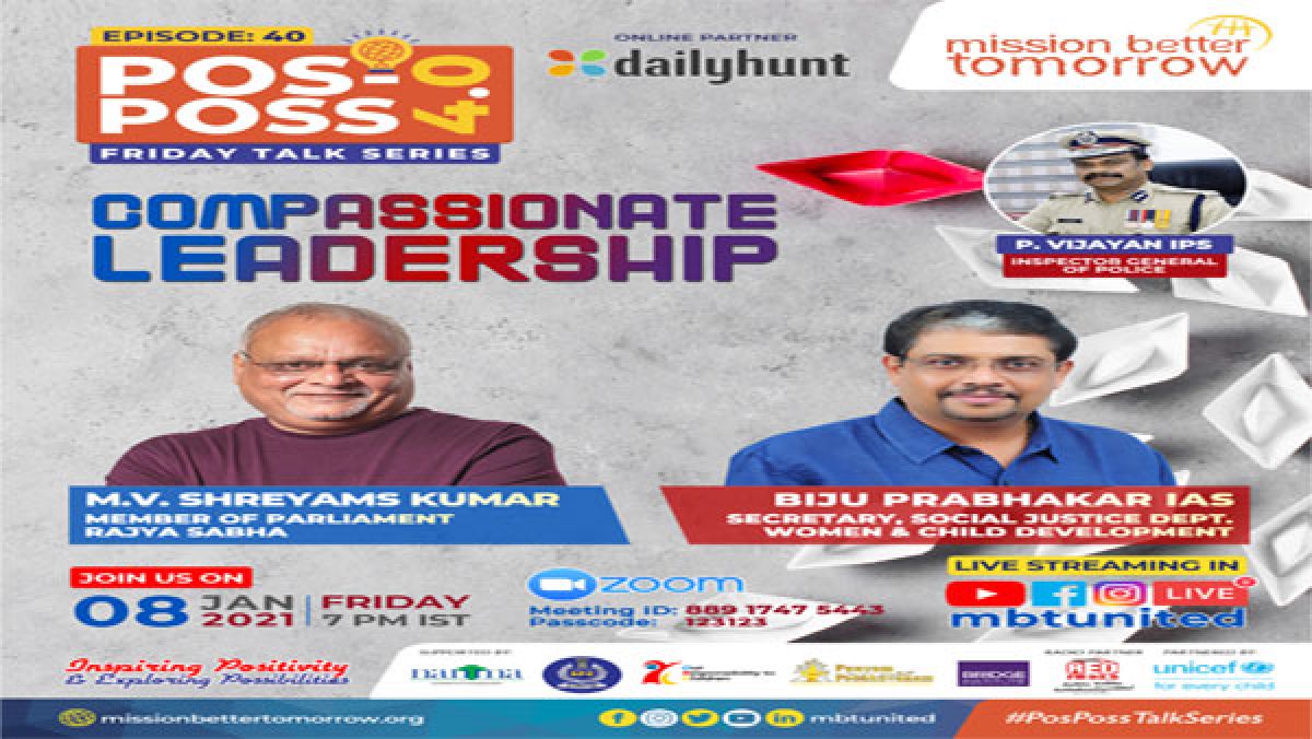 Positivity and Possibility: Pos-Poss Talks into its 40s this Friday ...