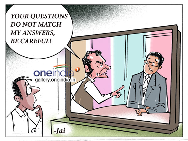 Cartoon: What Rahul Gandhi told Arnab Goswami in the interview ...