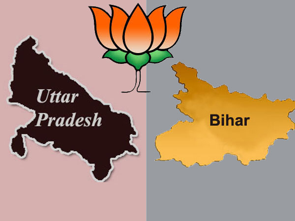 Poll survey reveals BJP to get 40 seats in UP, 21 in Bihar - Oneindia News