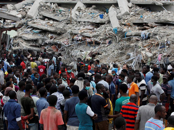 Toll reaches 44 in Nigeria building collapse - Oneindia News