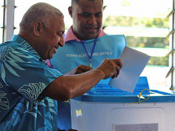 Fiji goes to polls general elections begin - Oneindia News
