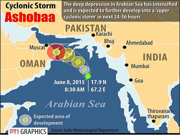Cyclone Ashobaa ensures heavy rainfall in Mumbai - Oneindia