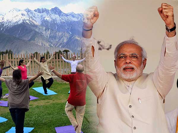PM Modi launches yoga microsite in the wake of June 21 Yoga Day - Oneindia
