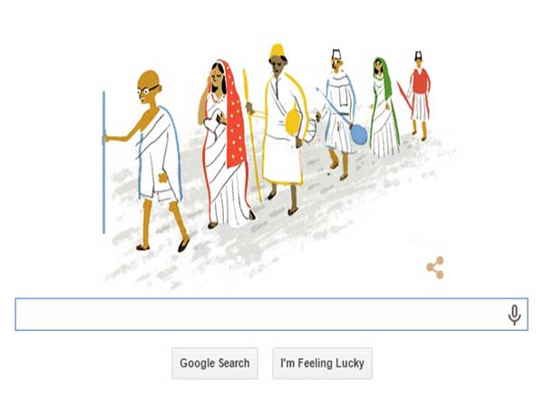 Google Doodle celebrates Indian Independence day - Oneindia