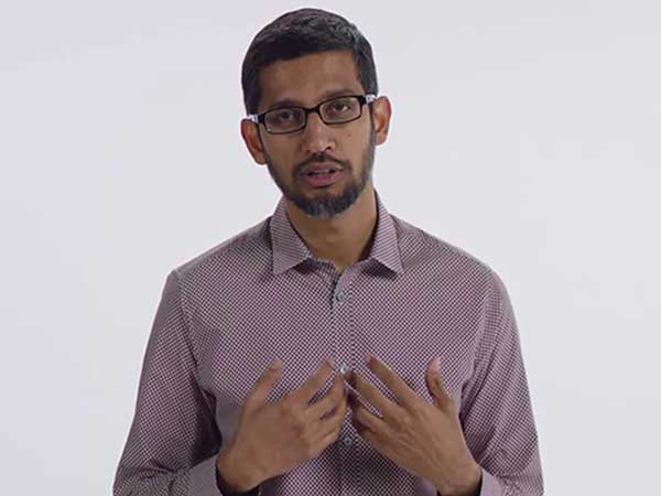 Sundar Pichai welcomes PM Modi with a video message - Oneindia