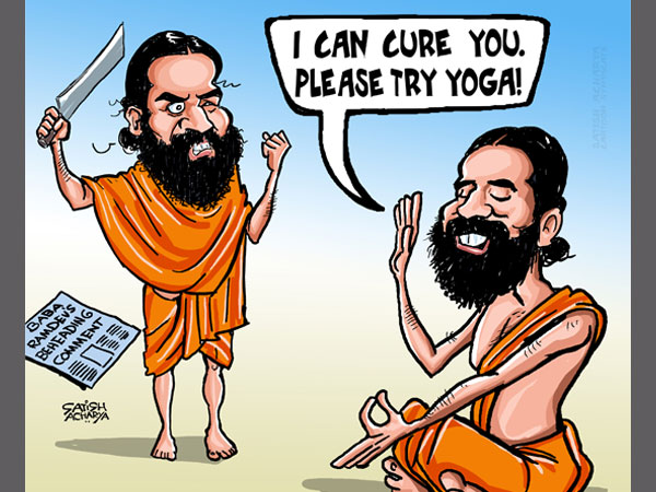 Cartoon of the Day: Yoga has no cure for Ramdev Baba - Oneindia News