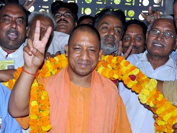 Yogi Adityanath depicted as Lord Ram in poster - Oneindia