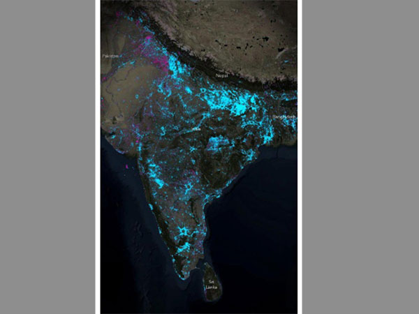 Night-time map lights up India, testifies success of rural ...