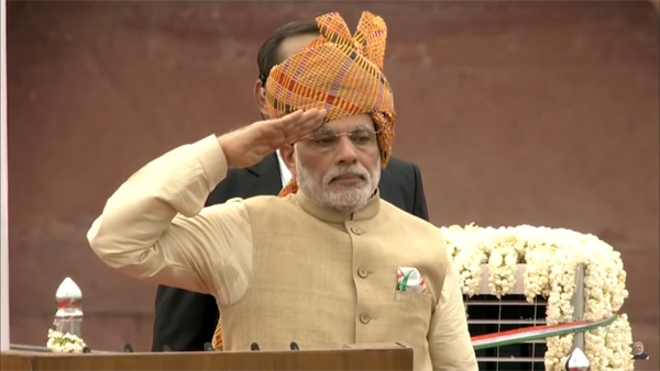 From 2014 to 2021: A look at Narendra Modi's Independence Day Turban ...