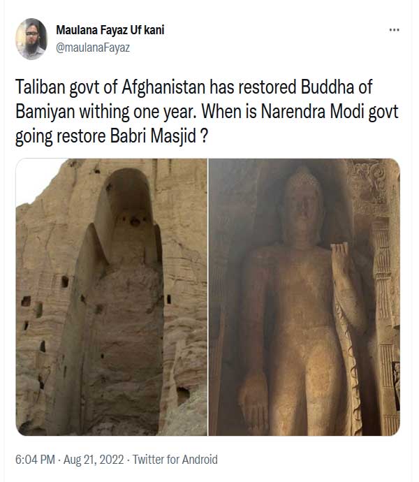 Fact Check: Has the Taliban restored the Bamiyan Buddha statues in ...