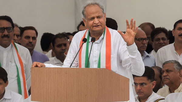 Gehlot on whirlwind tour: Development in Congress explained in 10 ...