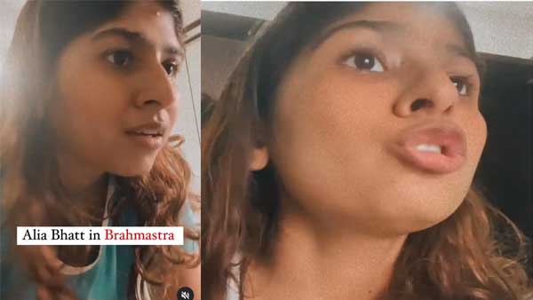 Video of woman's mimicry of Alia Bhatt's character Isha from Brahmastra ...