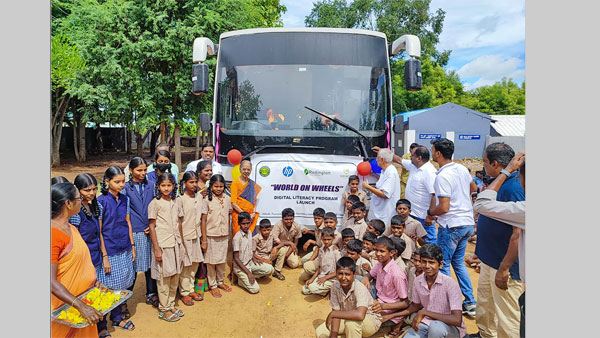 'World on wheels' to promote digital literacy in rural schools ...