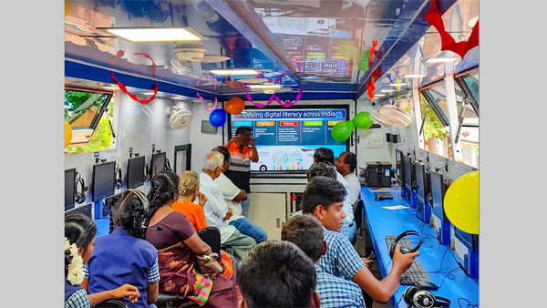 'World on wheels' to promote digital literacy in rural schools ...