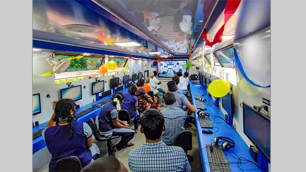'World on wheels' to promote digital literacy in rural schools ...