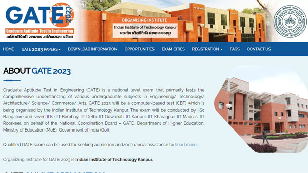 GATE 2023 application form correction window begins tomorrow: How to ...