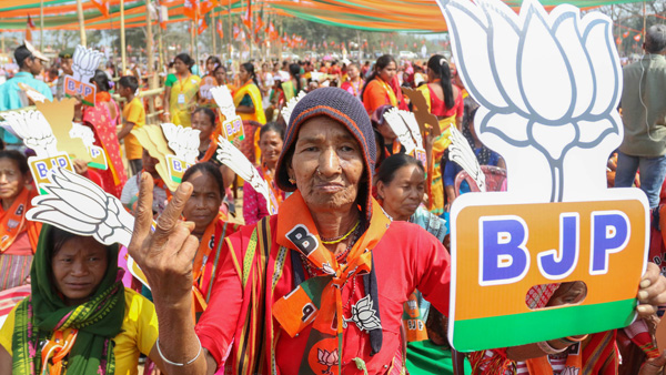 BJP campaign in Tripura shifted largely from Ram Mandir to development ...