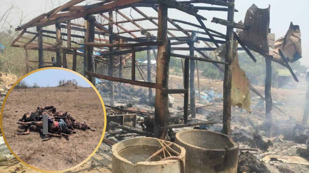 100 killed in air strike by Myanmar junta - Oneindia News