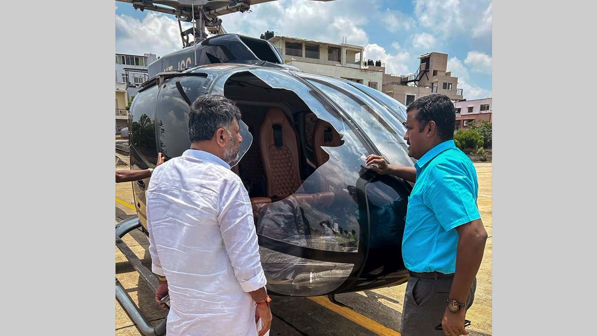 Congress chief D K Shivakumar’s chopper makes emergency landing ...