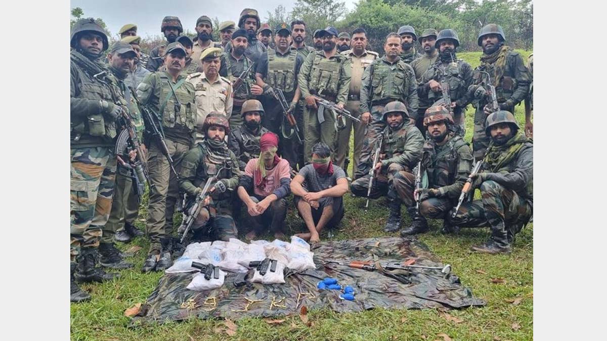 Four Pakistani Terrorists Intercepted By Indian Army Along Line Of ...