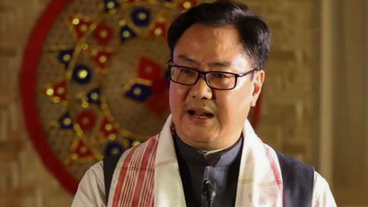 Kiren Rijiju is all praise for CJI..calls decision heart warming action ...