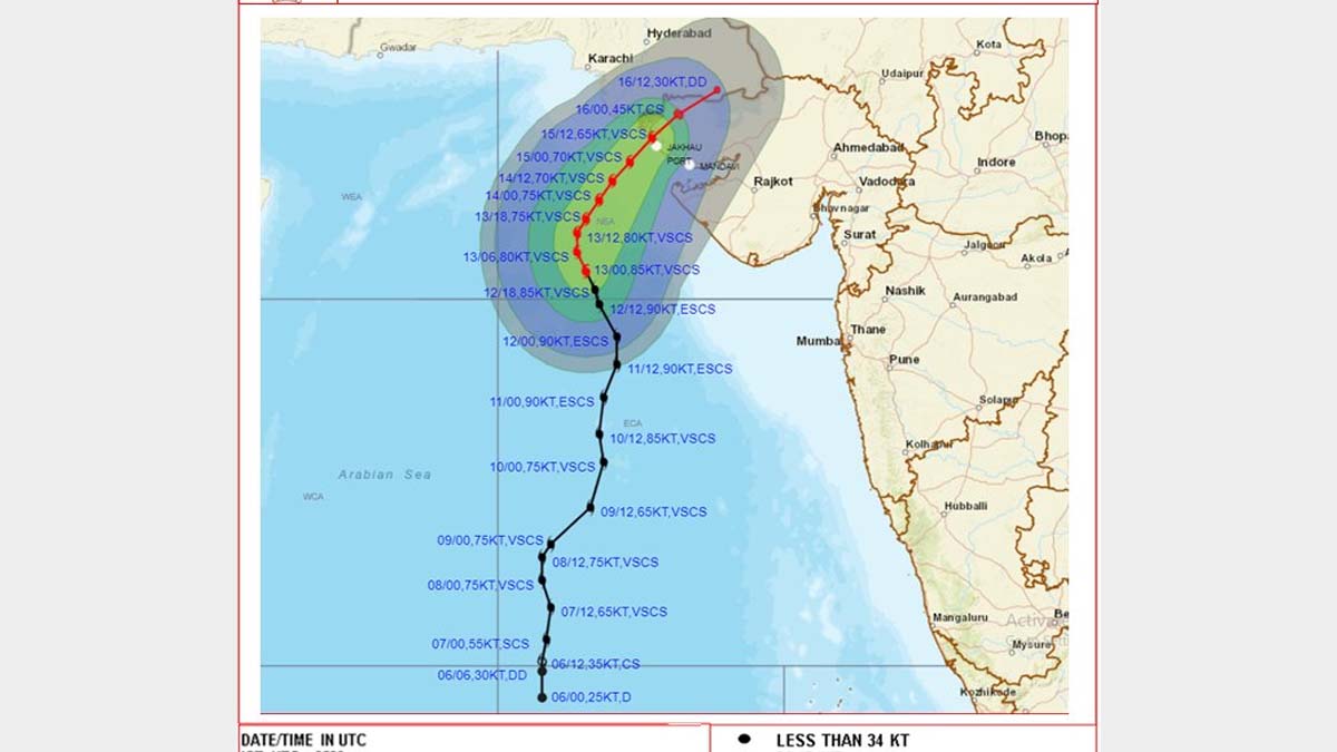 Cyclone Biparjoy Weakens Into ‘Very Severe’ Storm but Continues March ...