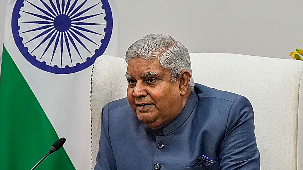 Looking At Rear Mirror Only To Avoid…: VP Jagdeep Dhankhar's Dig At ...